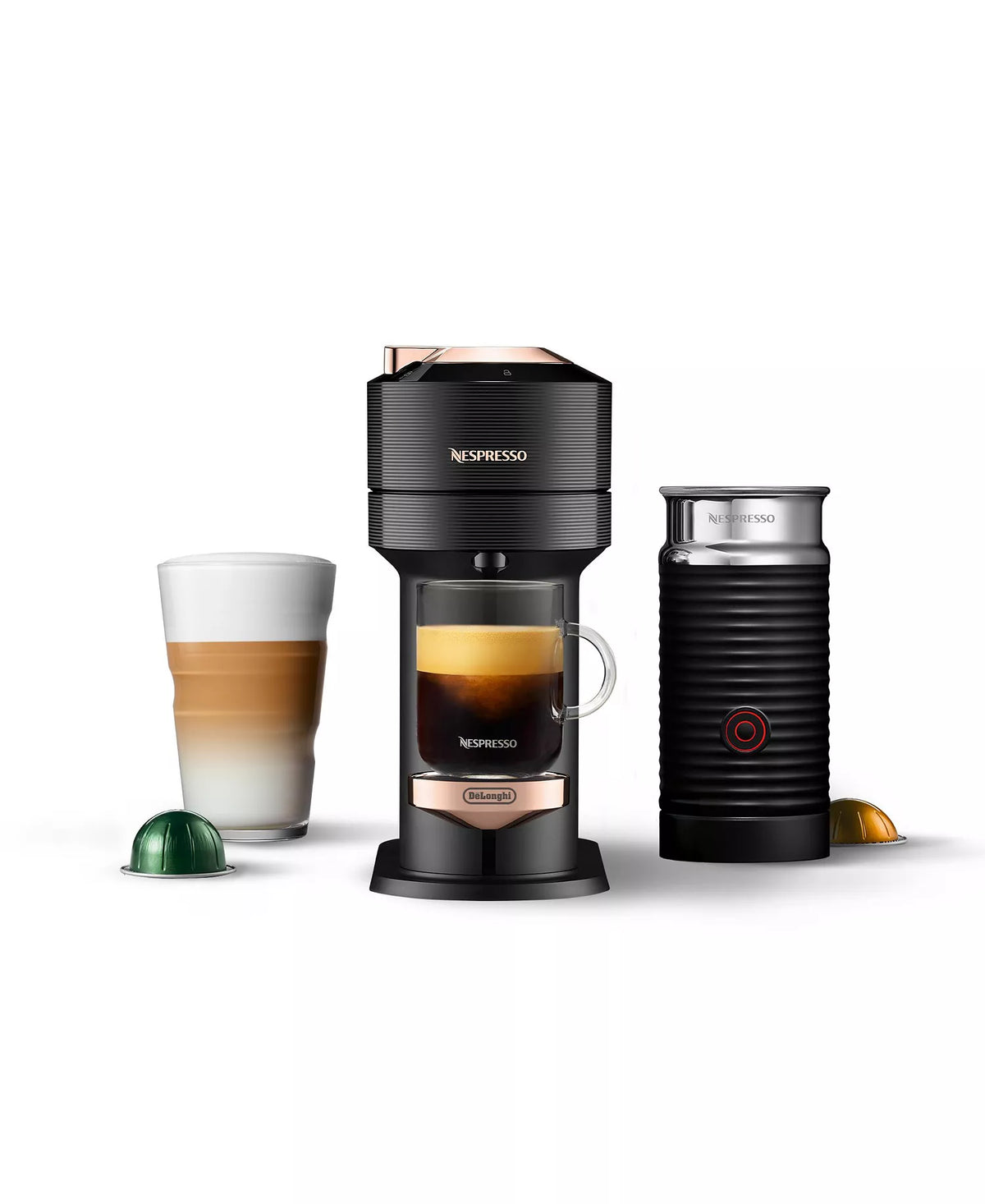 Nespresso Vertuo Next Premium Coffee & Espresso Machine - Rose Gold ...