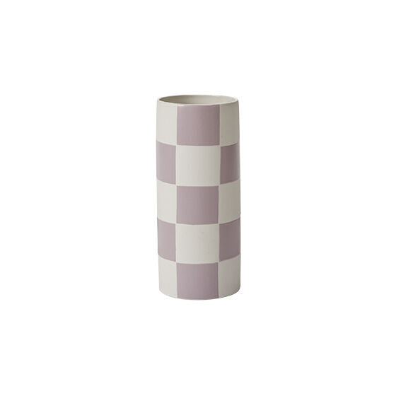 Checkerboard Vase - Purple — BDC Living