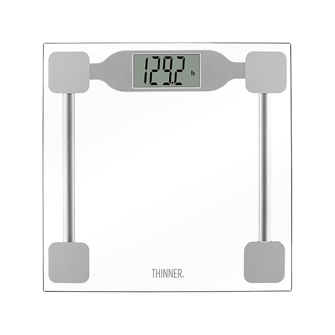 Digital Clear Glass Scale — BDC Living