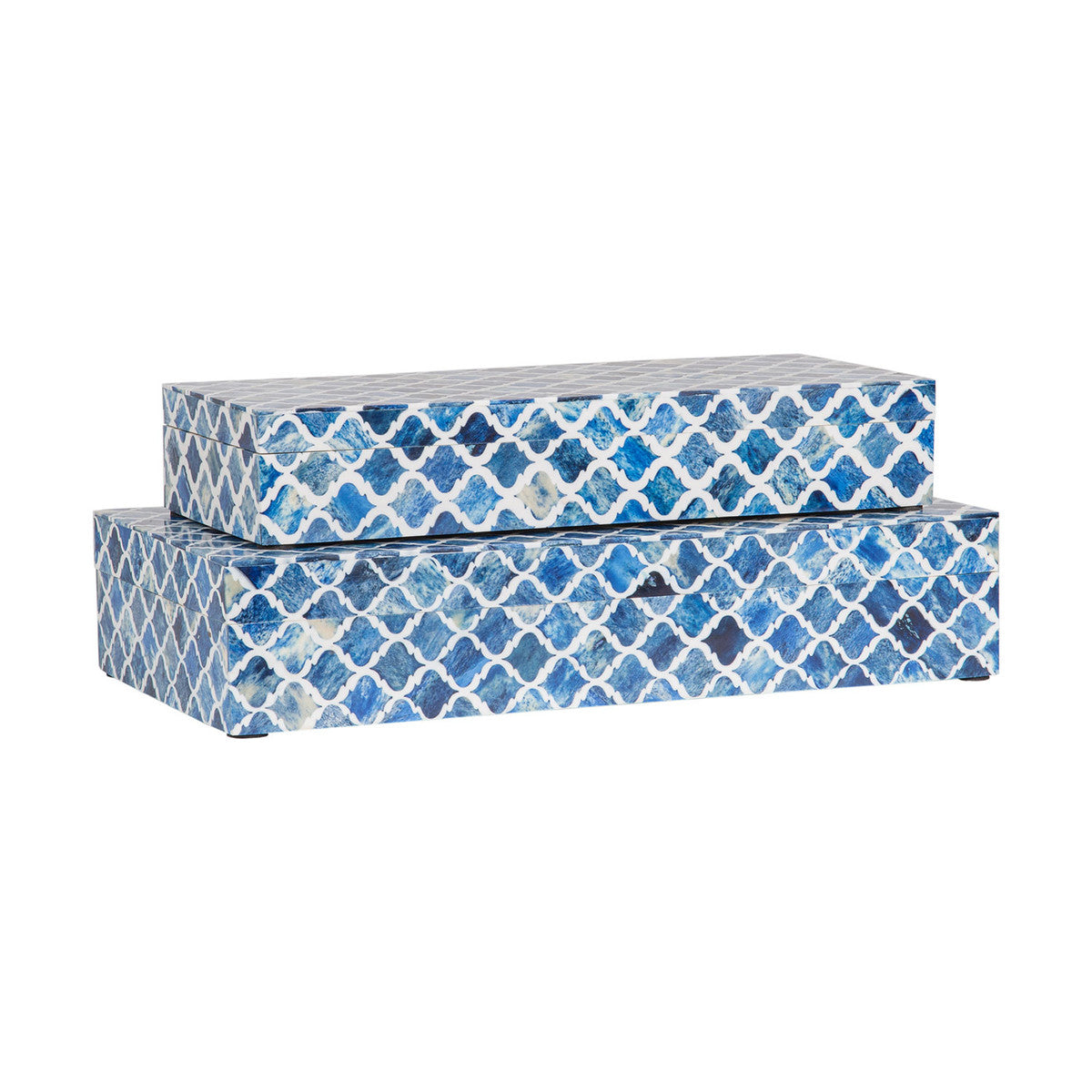 Rhea Decor Box - Blue — BDC Living