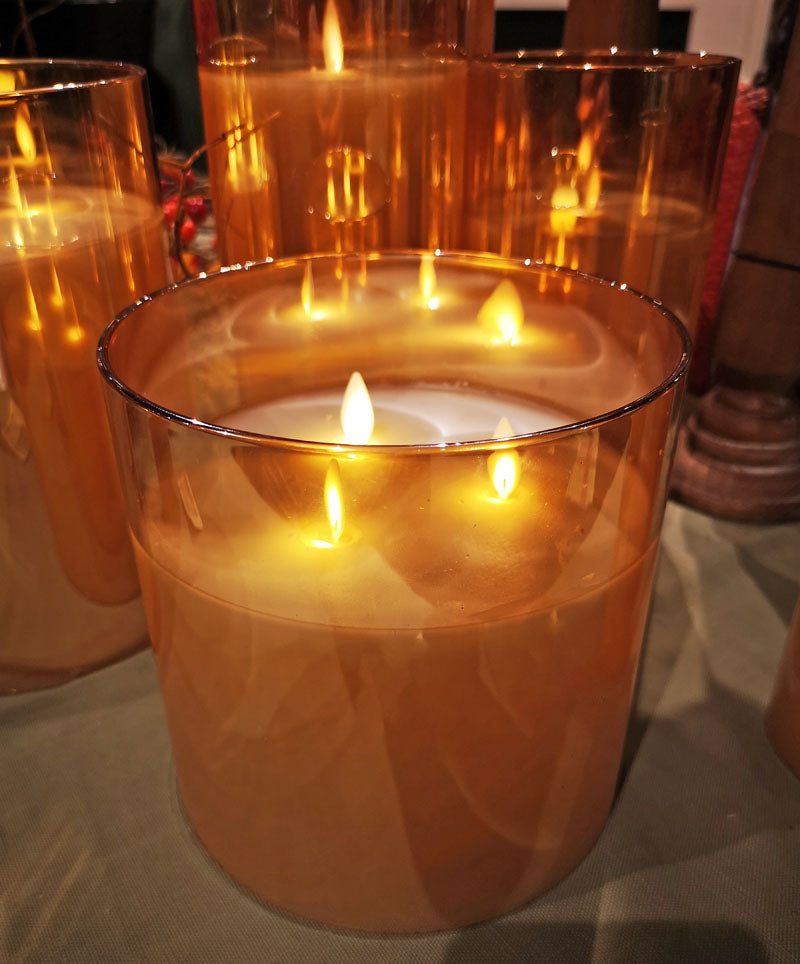 6x6 3-Wick Glass Candle — BDC Living