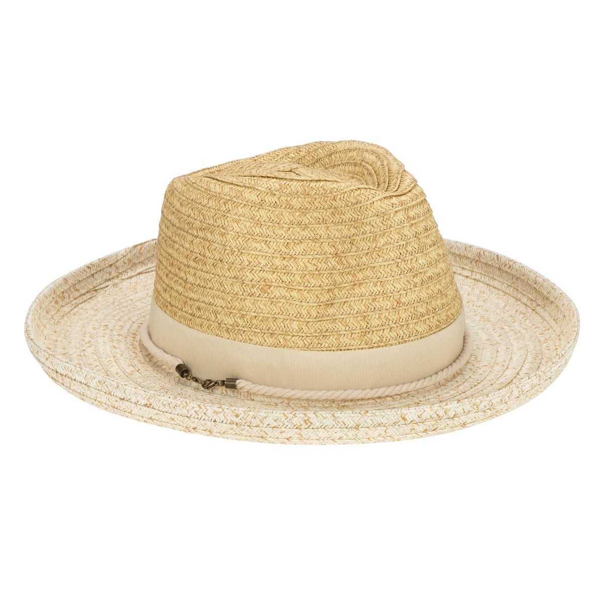 Ultrabraid Two Tone Rolled Fedora Hat — BDC Living