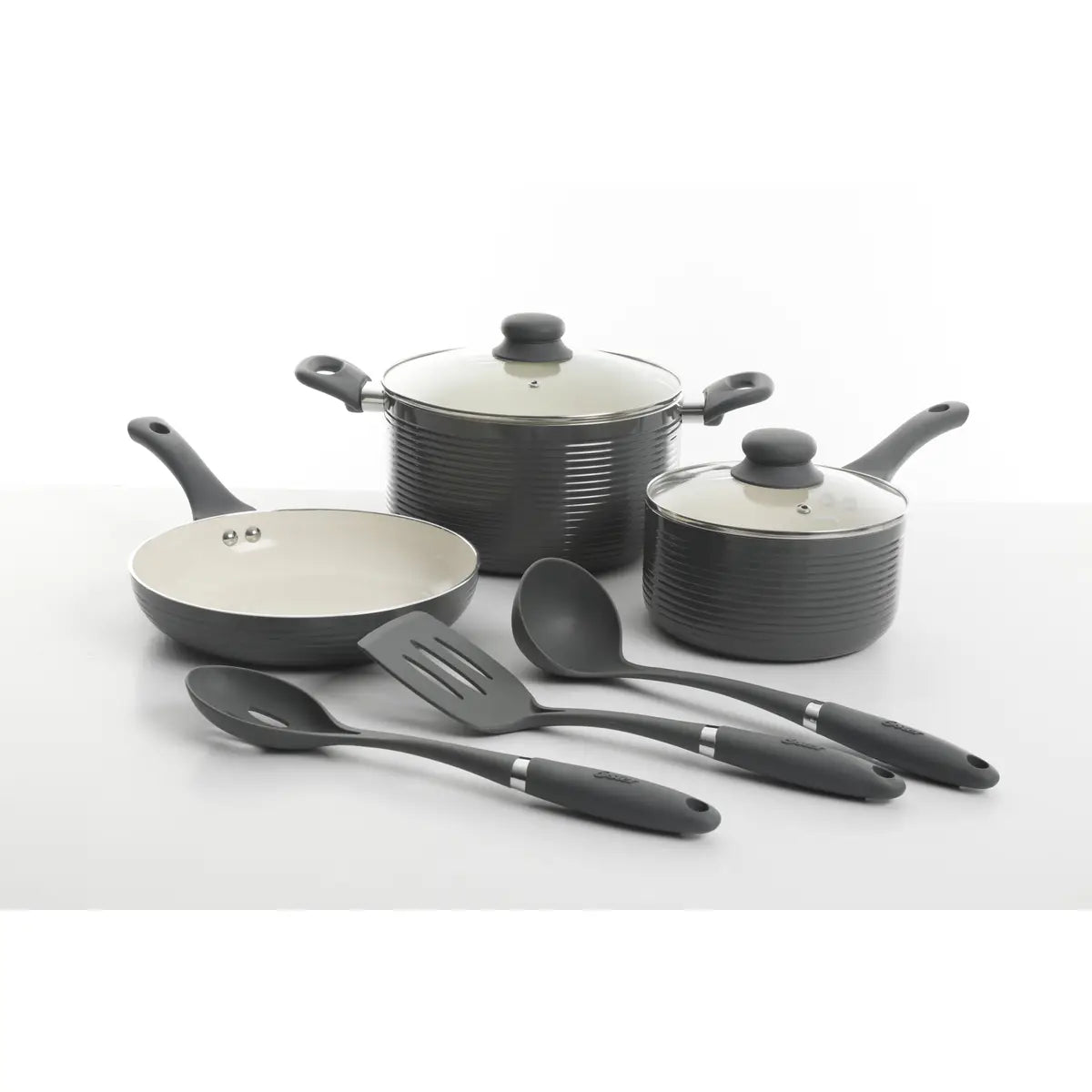Oster Ridge Valley 8-Piece Aluminum Non-Stick Cookware Set — BDC Living