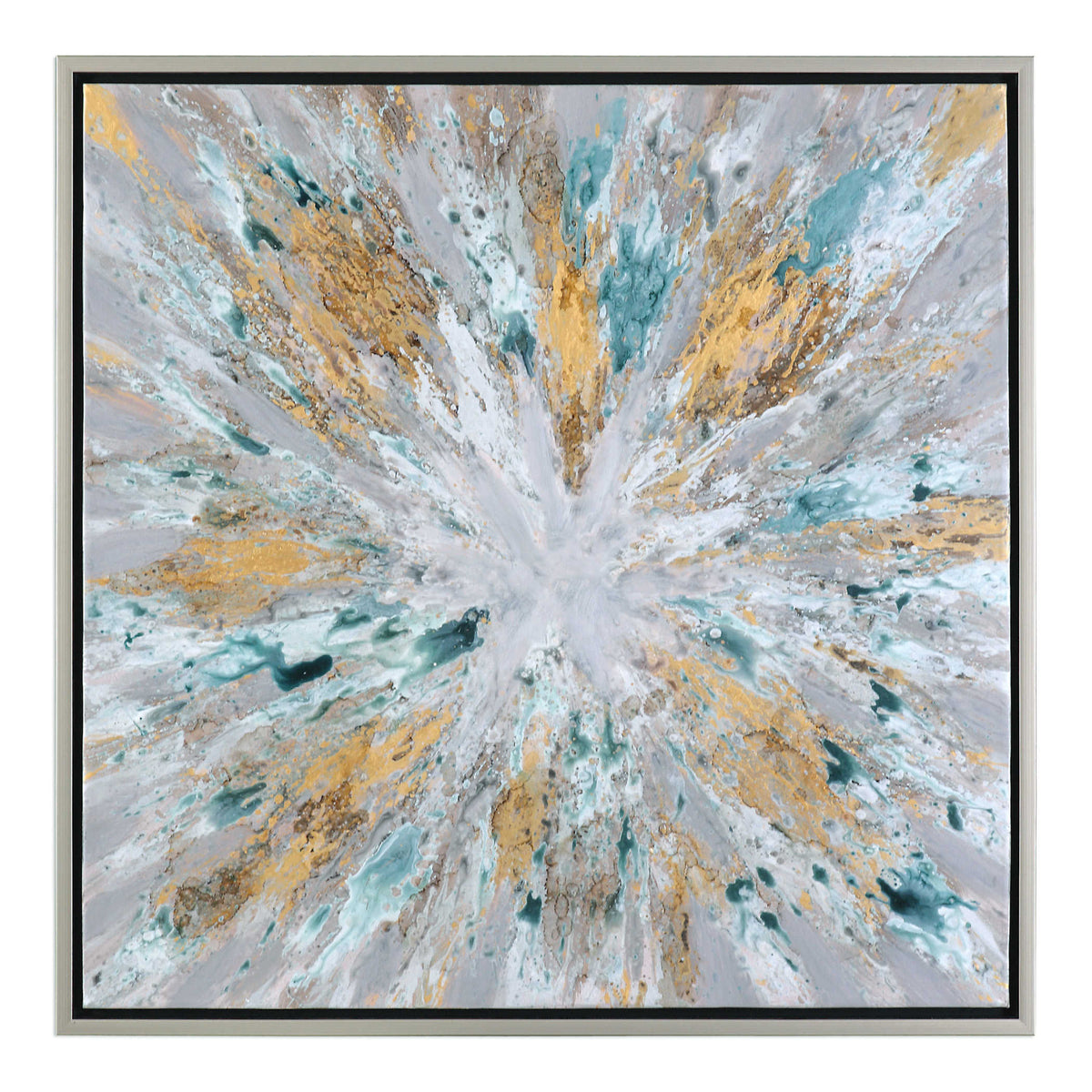 Exploding Star Hand Painted Canvas — BDC Living