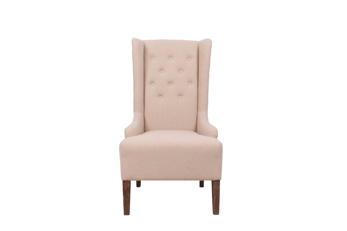 Riley Wing Chair - Oatmeal Linen — BDC Living