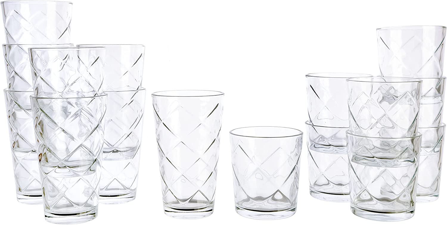 Gibson Home 16-Piece Glassware Set — BDC Living