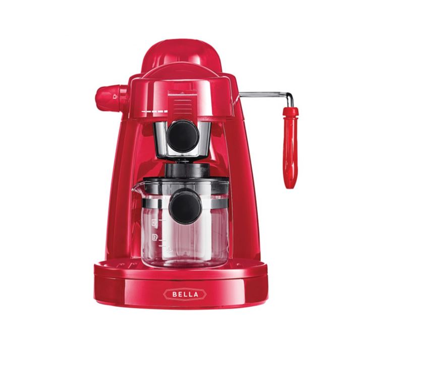 Bella Steam Espresso Maker - Red — BDC Living