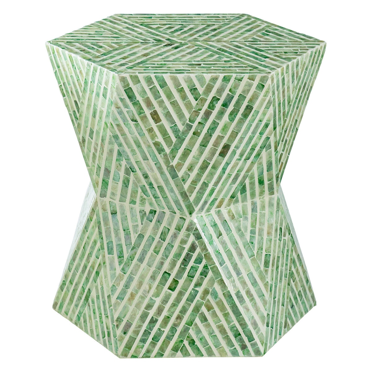 Capiz Accent Stool — BDC Living